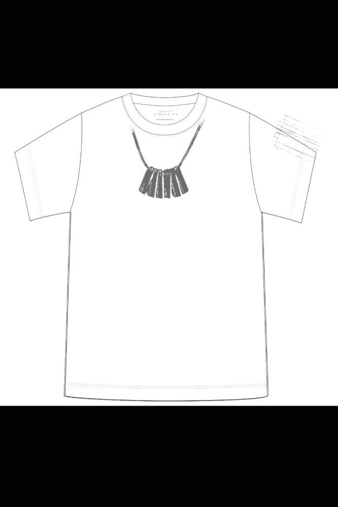 DEATH STRANDING QPid Tシャツ( ホワイト) – KOJIMA PRODUCTIONS STORE