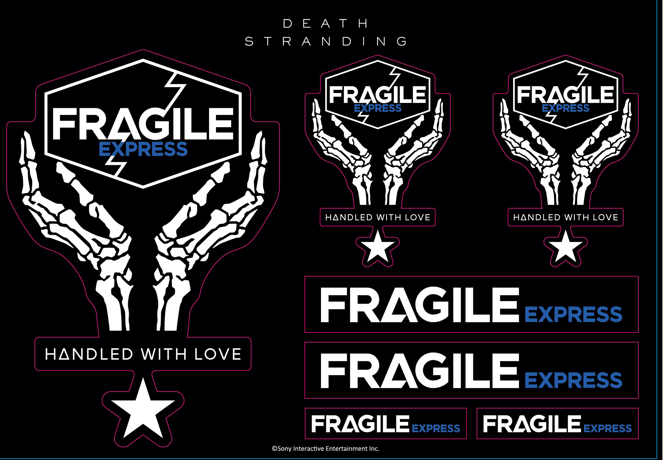 A4ステッカー FRAGILE EXPRESS – KOJIMA PRODUCTIONS STORE